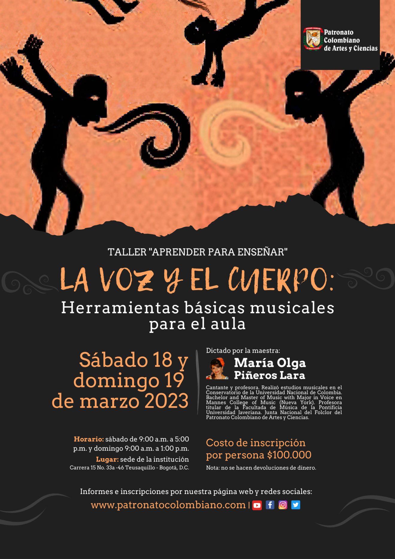 TALLER «APRENDER PARA ENSEÑAR» LA VOZ Y EL CUERPO: herramientas básicas ...